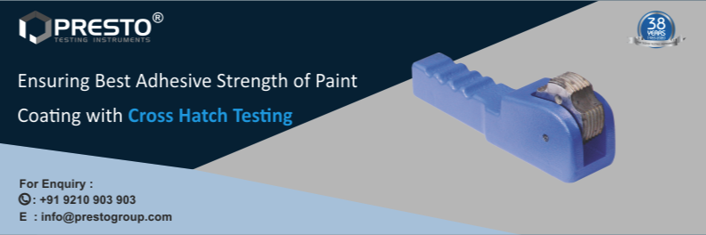 Adhesive Strength of Paint Coatings with Cross Hatch Testing