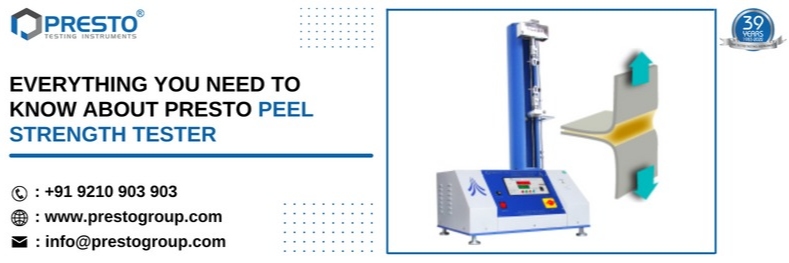 Everything you need to know about Presto peel strength tester