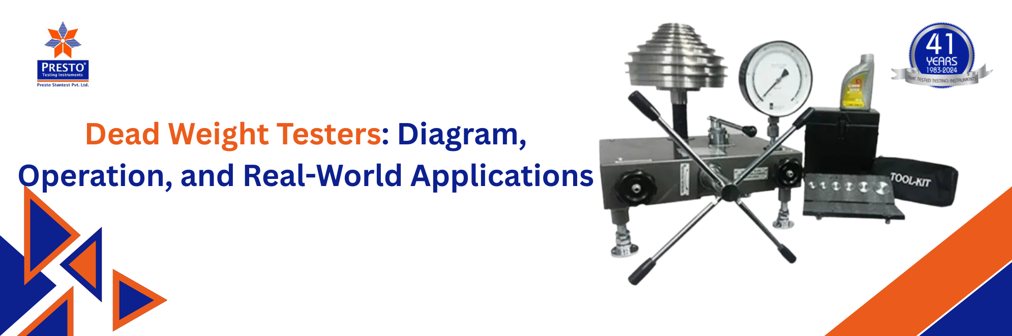 Dead Weight Testers: Diagram, Operation, and Real-World Applications