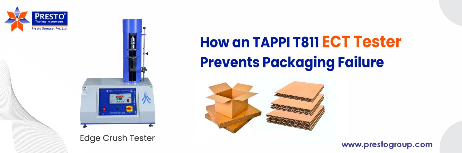 TAPPI T811 ECT Tester Prevents Packaging Failure