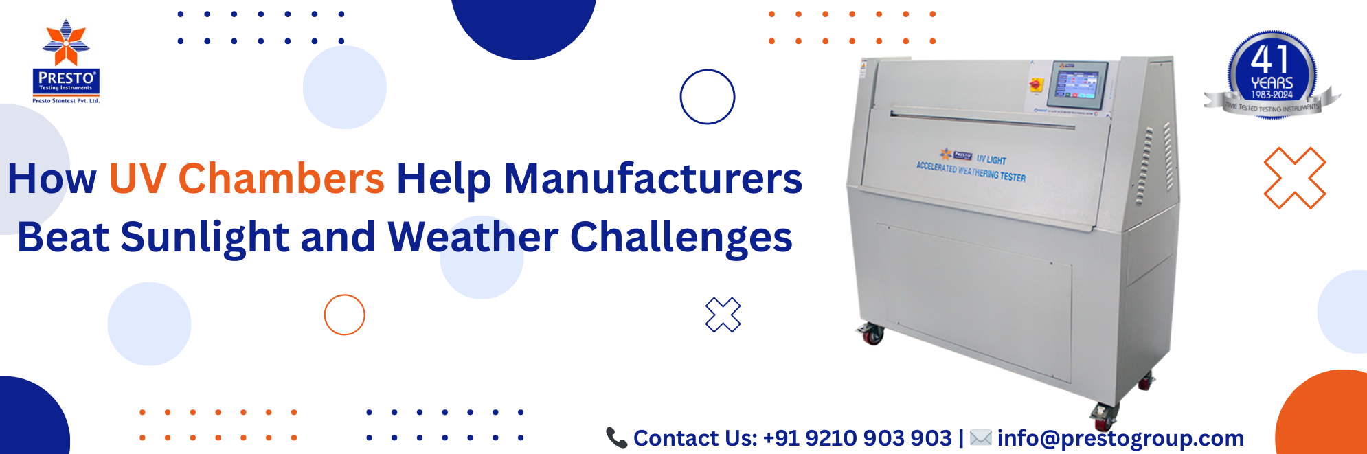 UV Chambers: Protecting Products from Sunlight and Weather