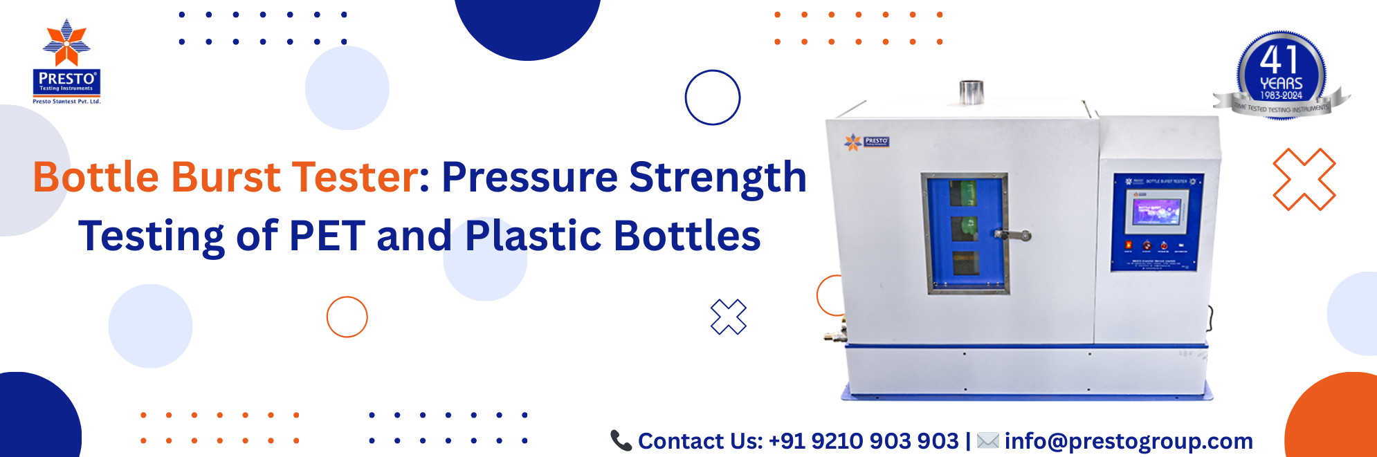 Bottle Burst Tester: Pressure Strength Testing of PET and Plastic Bottles