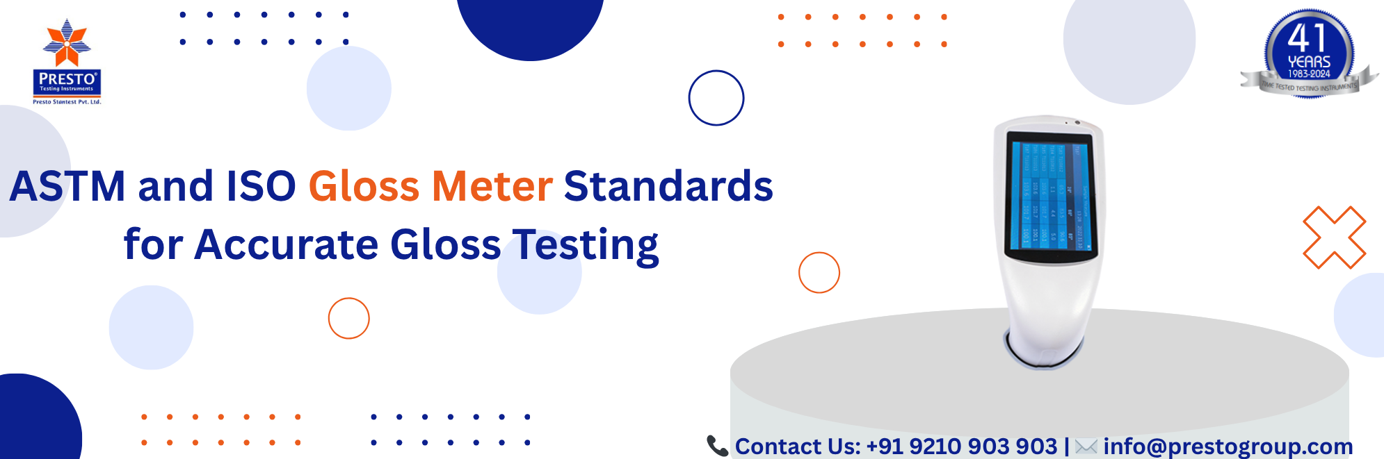 ASTM and ISO Gloss Meter Standards for Accurate Gloss Testing