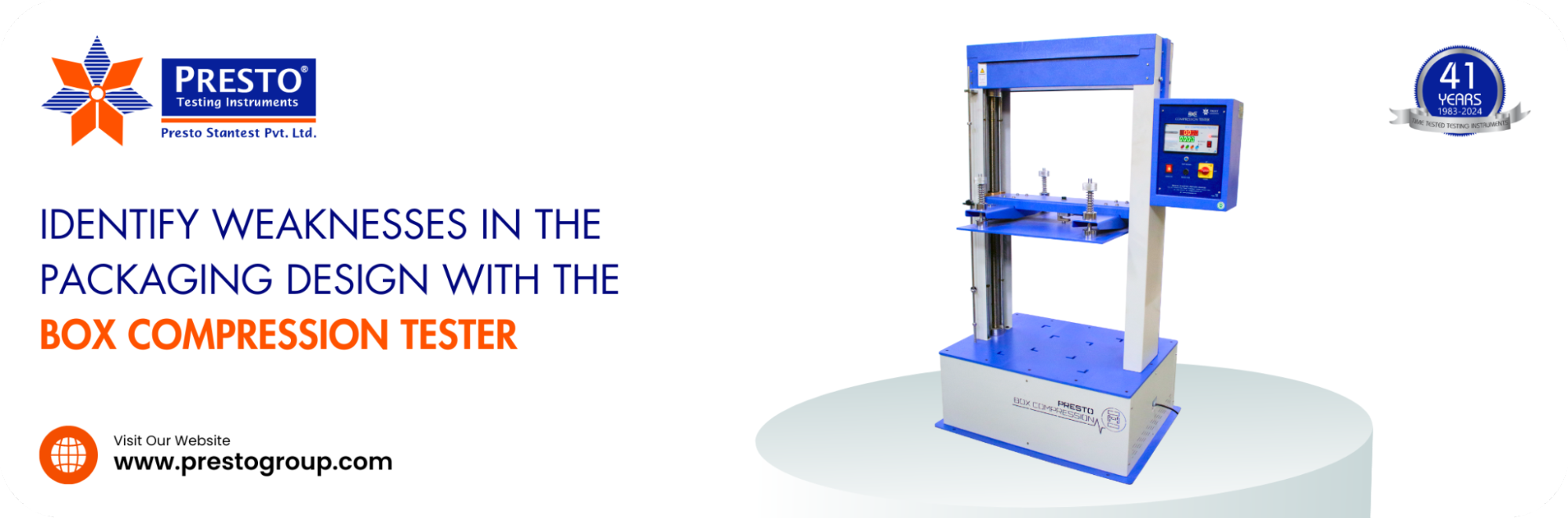 Identify Weaknesses in the Packaging Design with the Box Compression Tester