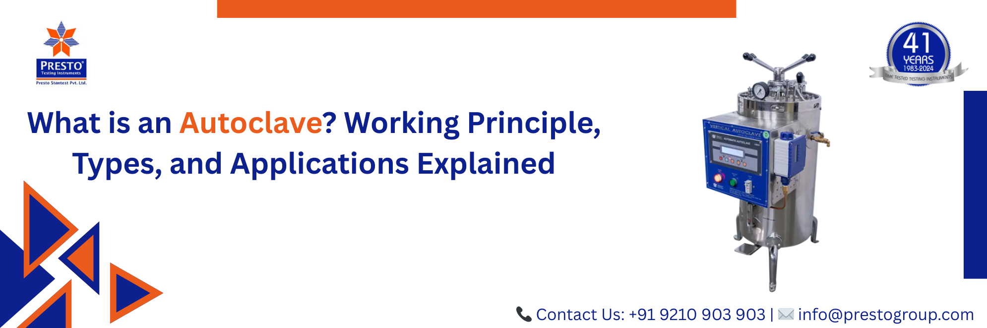 What is an Autoclave? Working Principle, Types, and Applications Explained