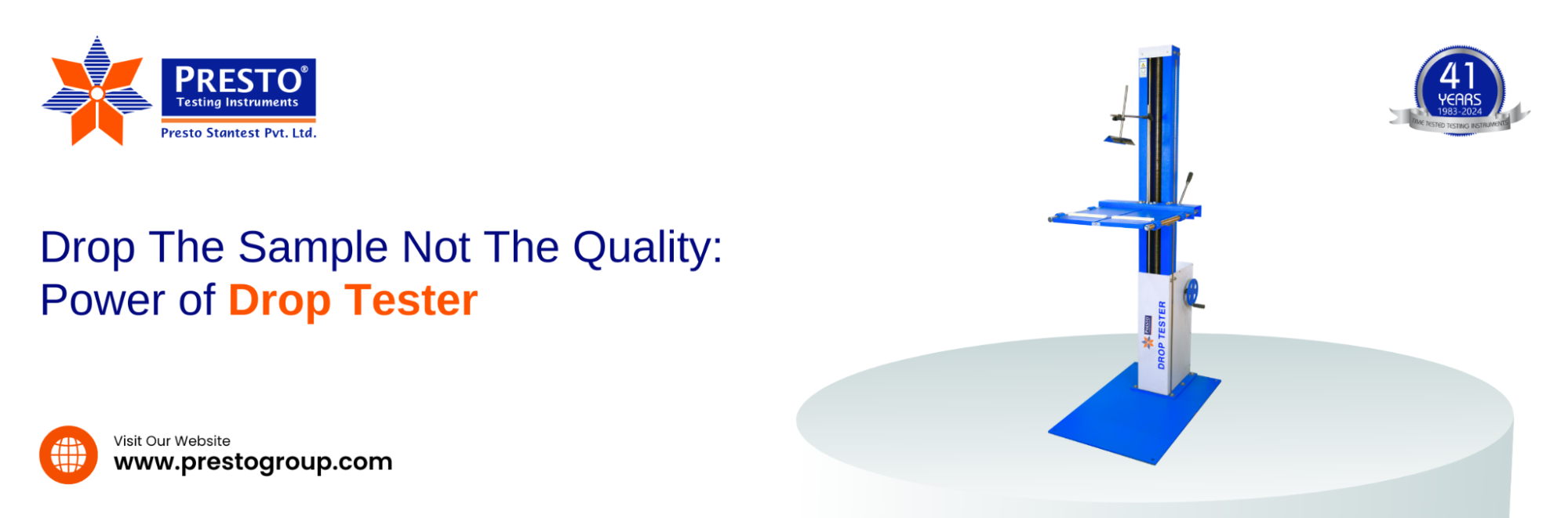 Drop The Sample Not The Quality: Power of Drop Tester