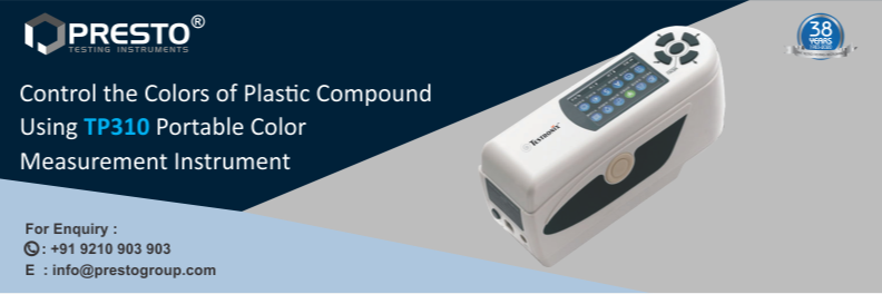 Control The Colors Of Plastic Compound Using TP310 Portable