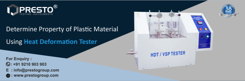 Property Of Plastic Material Using Heat Deformation Tester