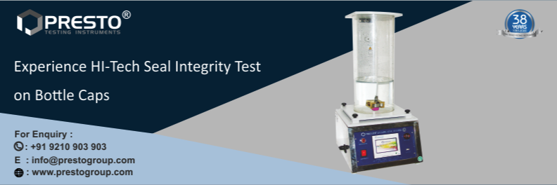 Experience Hi-Tech Seal Integrity Test on Bottle Caps