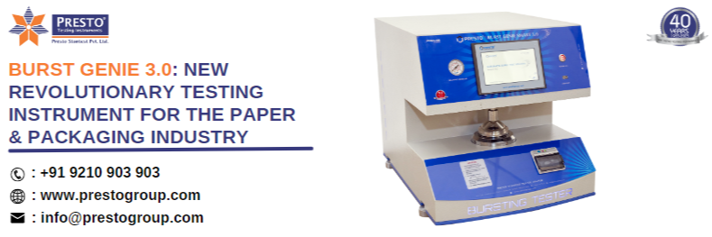 Burst Genie 3.0 - New revolutionary testing instrument for the paper ...