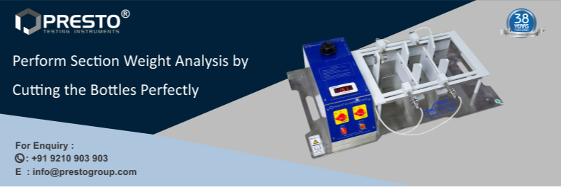 Perform Section Weight Analysis By Cutting The Bottles Perfectly