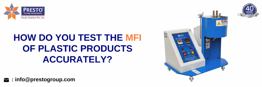 How do you test the MFI of plastic products accurately?