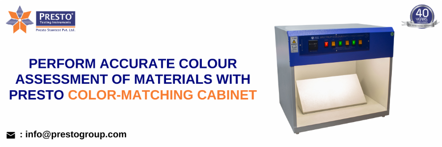 Perform accurate colour assessment of materials with Presto color ...