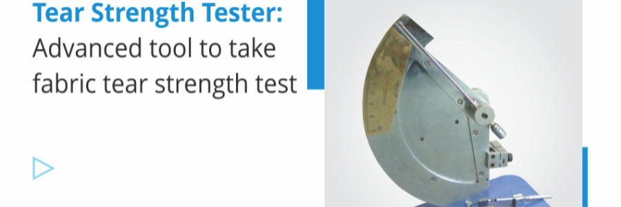 Tear strength tester-Advanced tool to take fabric tear strength test