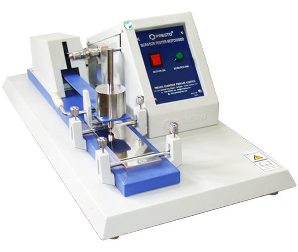 Scratch Hardness Tester - Motorised Manufacturer