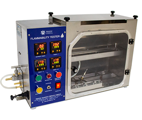 Flammability Tester (IS-15061) Manufacturer and Supplier